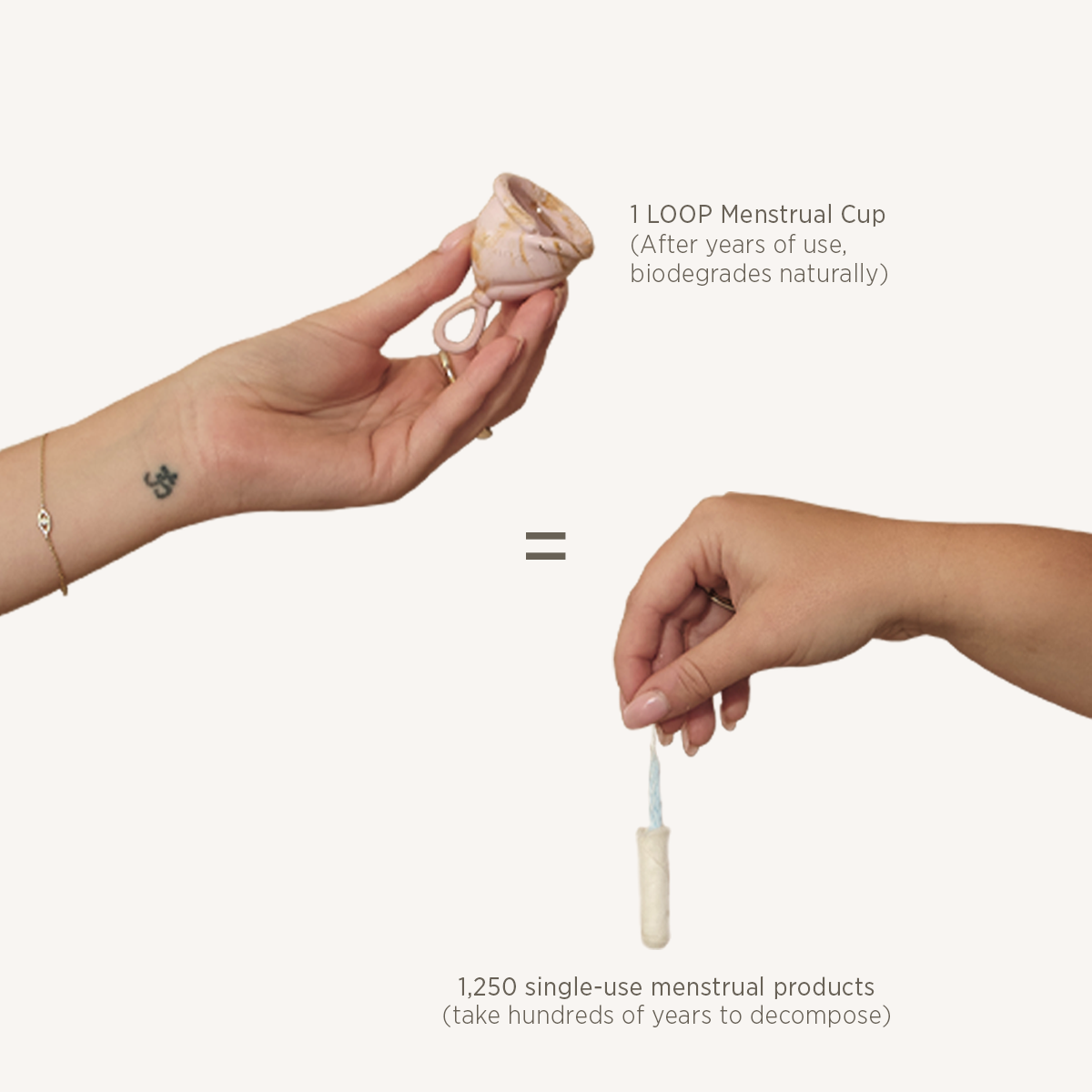 HEVEA LOOP Menstrual Cup in Natural Rubber & Eco-Friendly – Heveaplanet.com